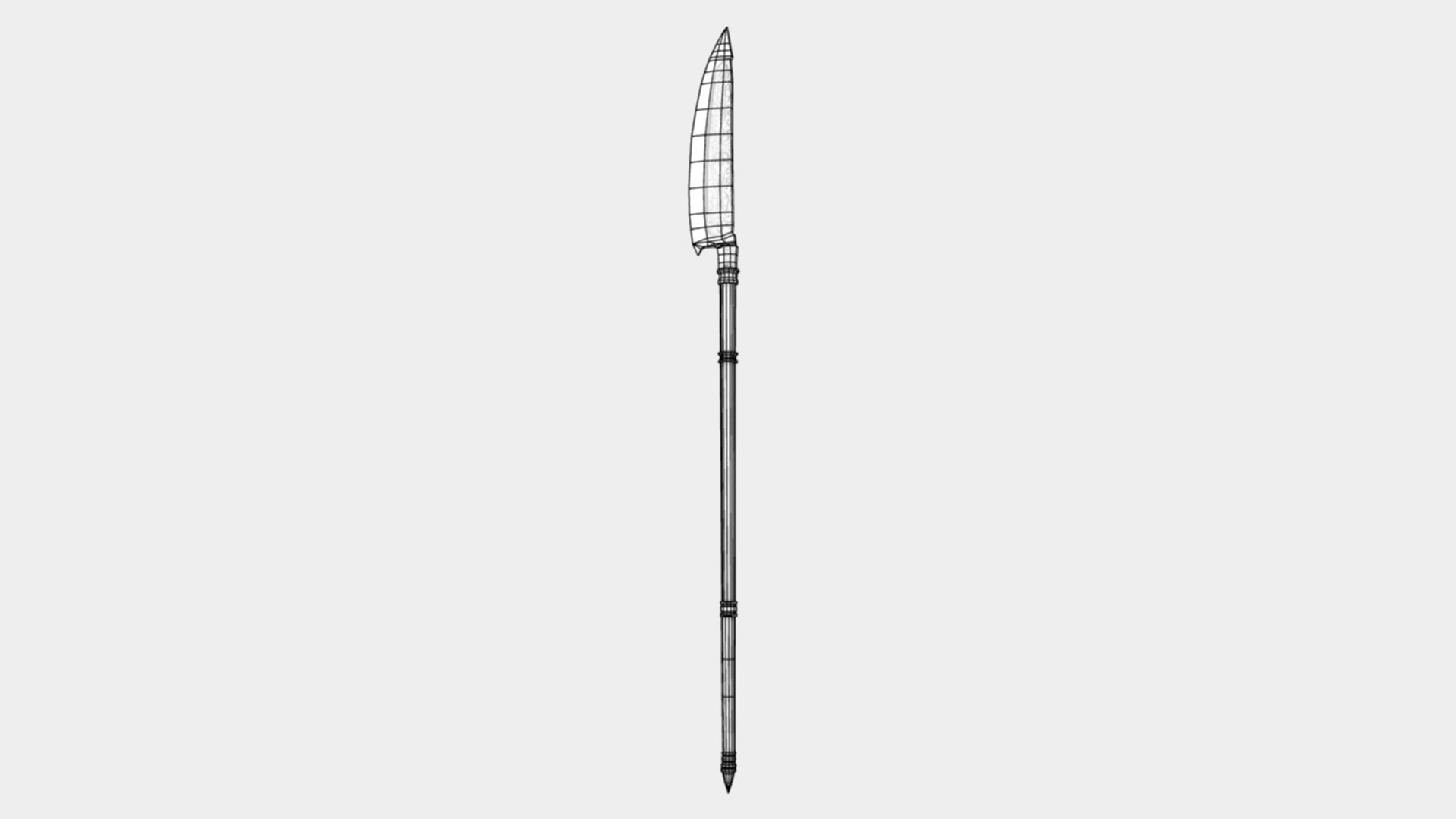 Fantasy Spear RPG Glaive Glave Naginata Guando Woldo Sovnya War Scythe ...