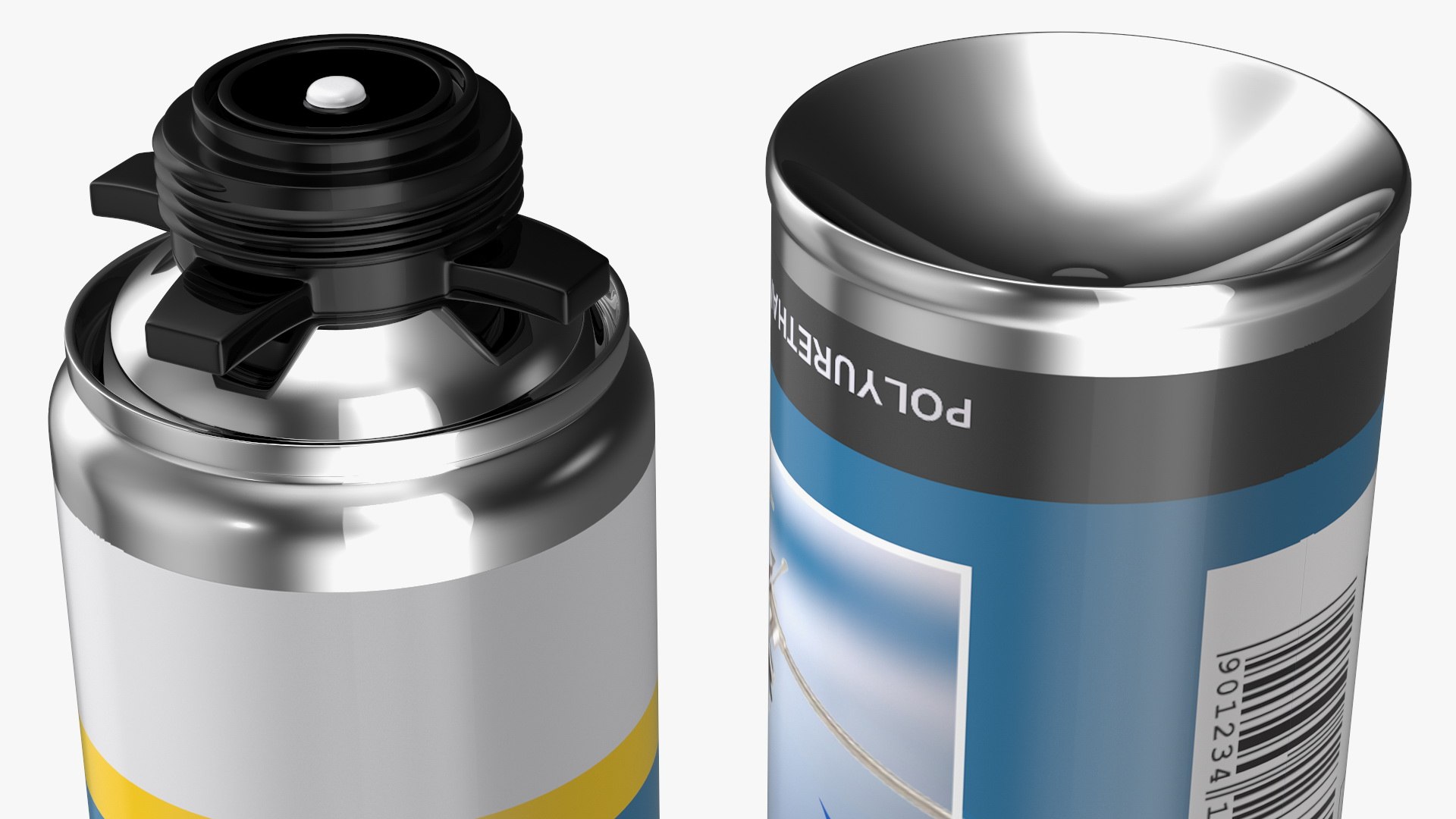 3D PU Construction Foam Can Model - TurboSquid 2077029