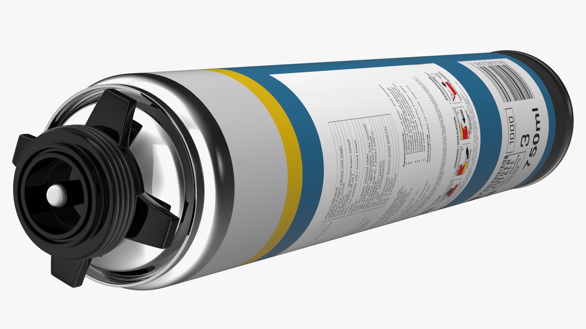 3D PU Construction Foam Can Model - TurboSquid 2077029