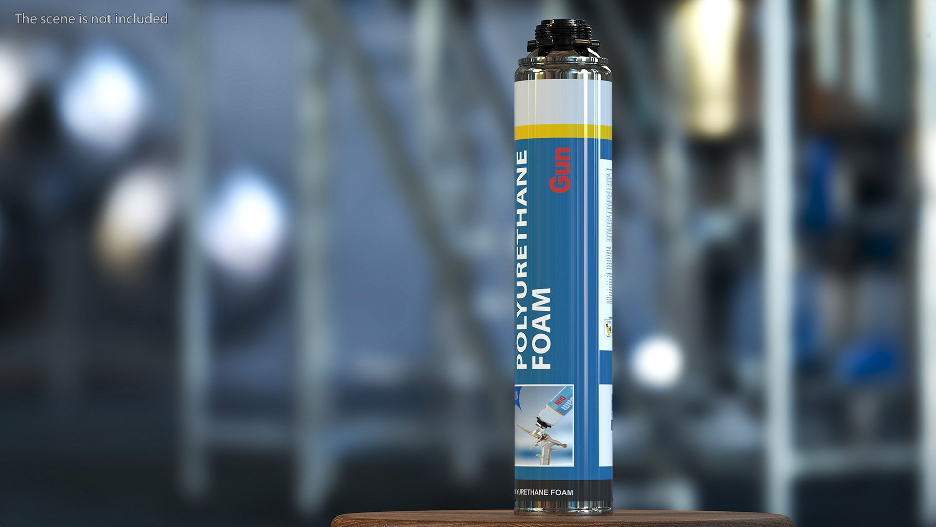 3D PU Construction Foam Can Model - TurboSquid 2077029