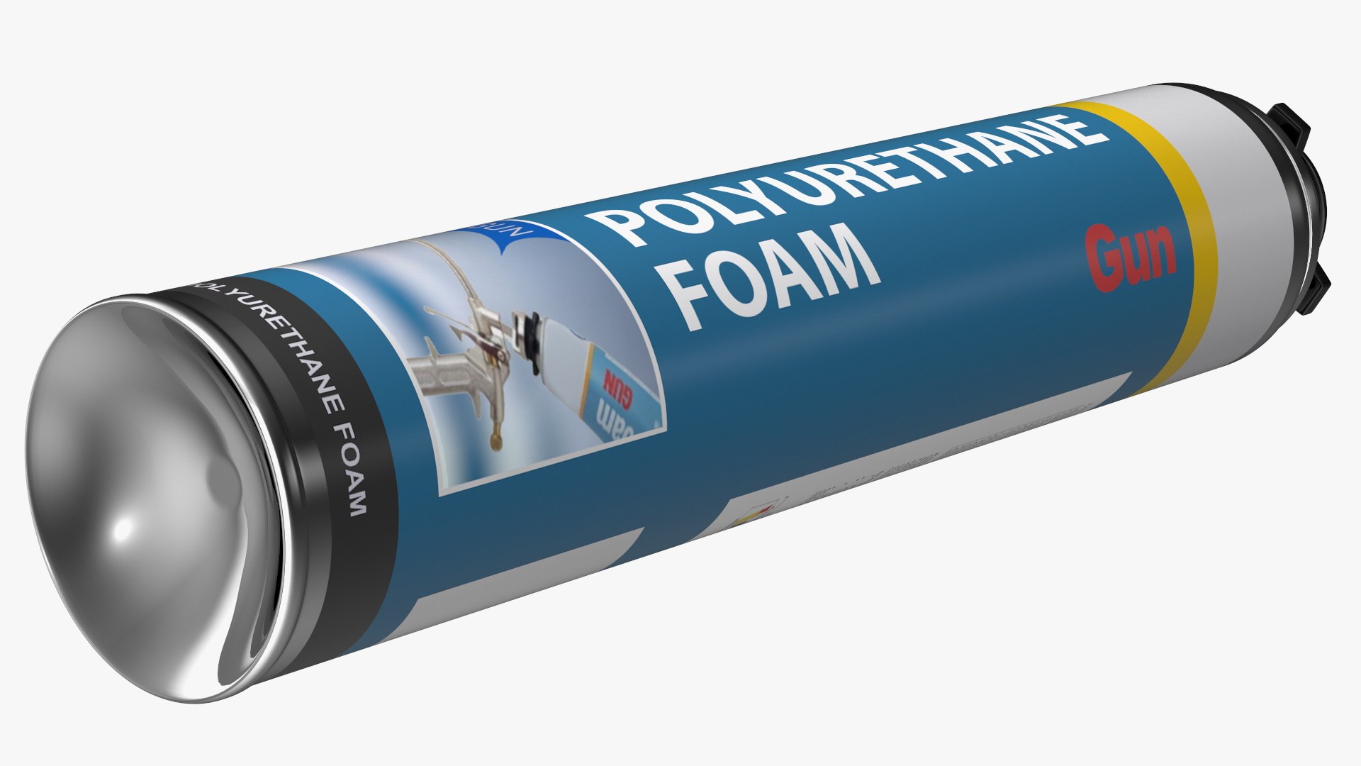3D PU Construction Foam Can Model - TurboSquid 2077029