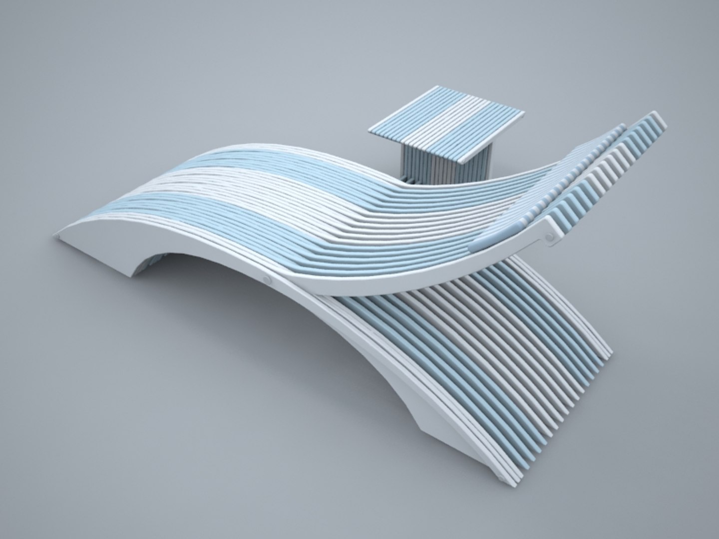 3d pool chair model