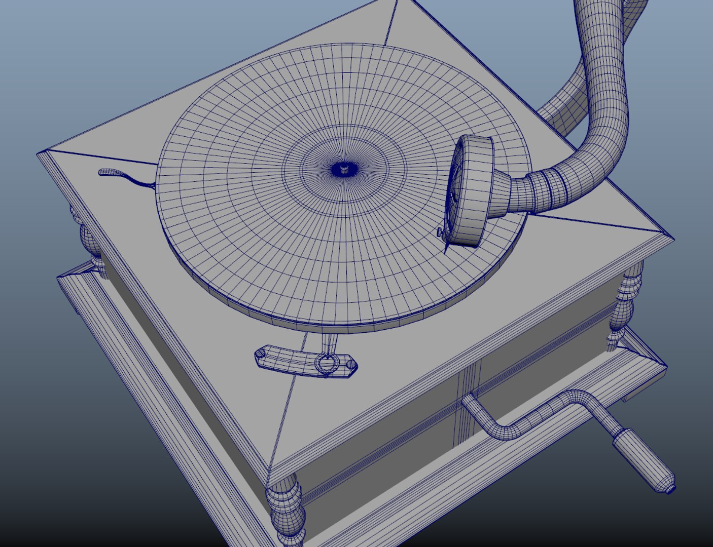 Antique Gramophone Record Model - TurboSquid 1561427