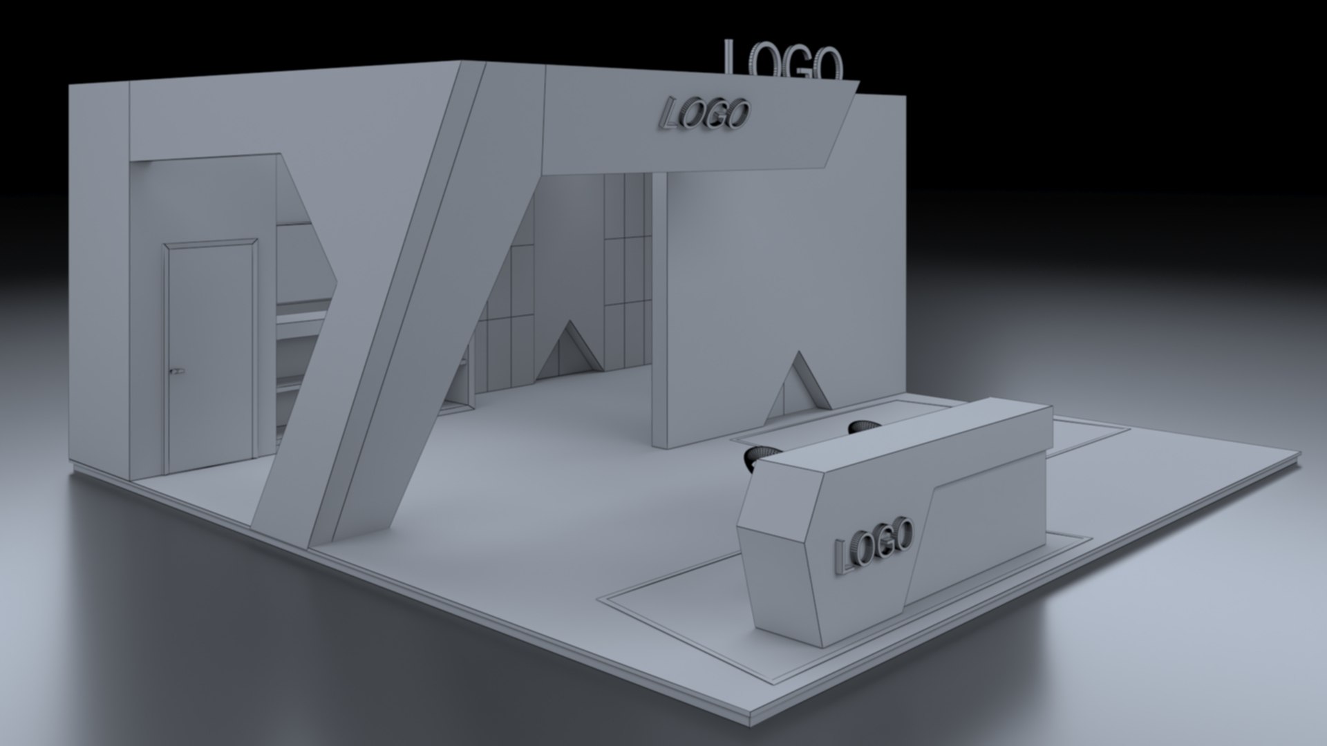 BOOTH 3D - TurboSquid 2097137