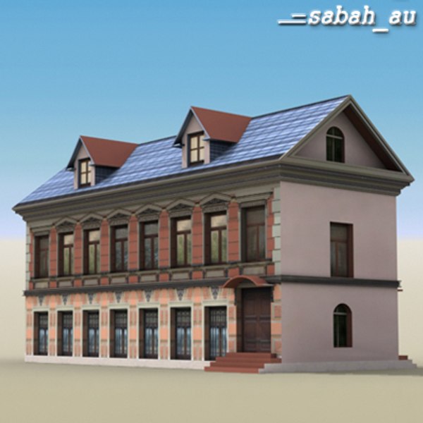 modelo 3d Casa de dos pisos 01 - TurboSquid 524392