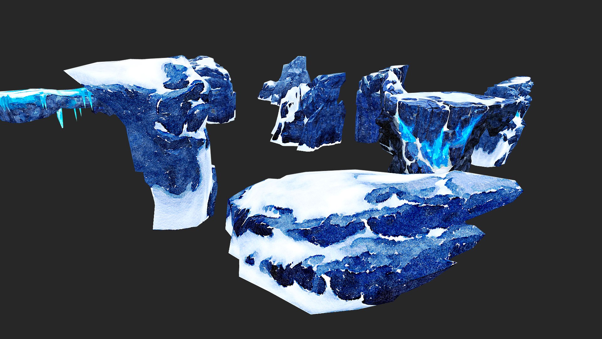 3D rocks illustrations model - TurboSquid 1338140