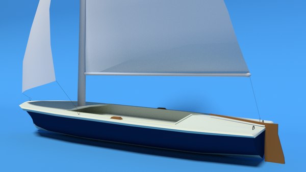 Flying scot dinghy sailboat 3D model - TurboSquid 1472473