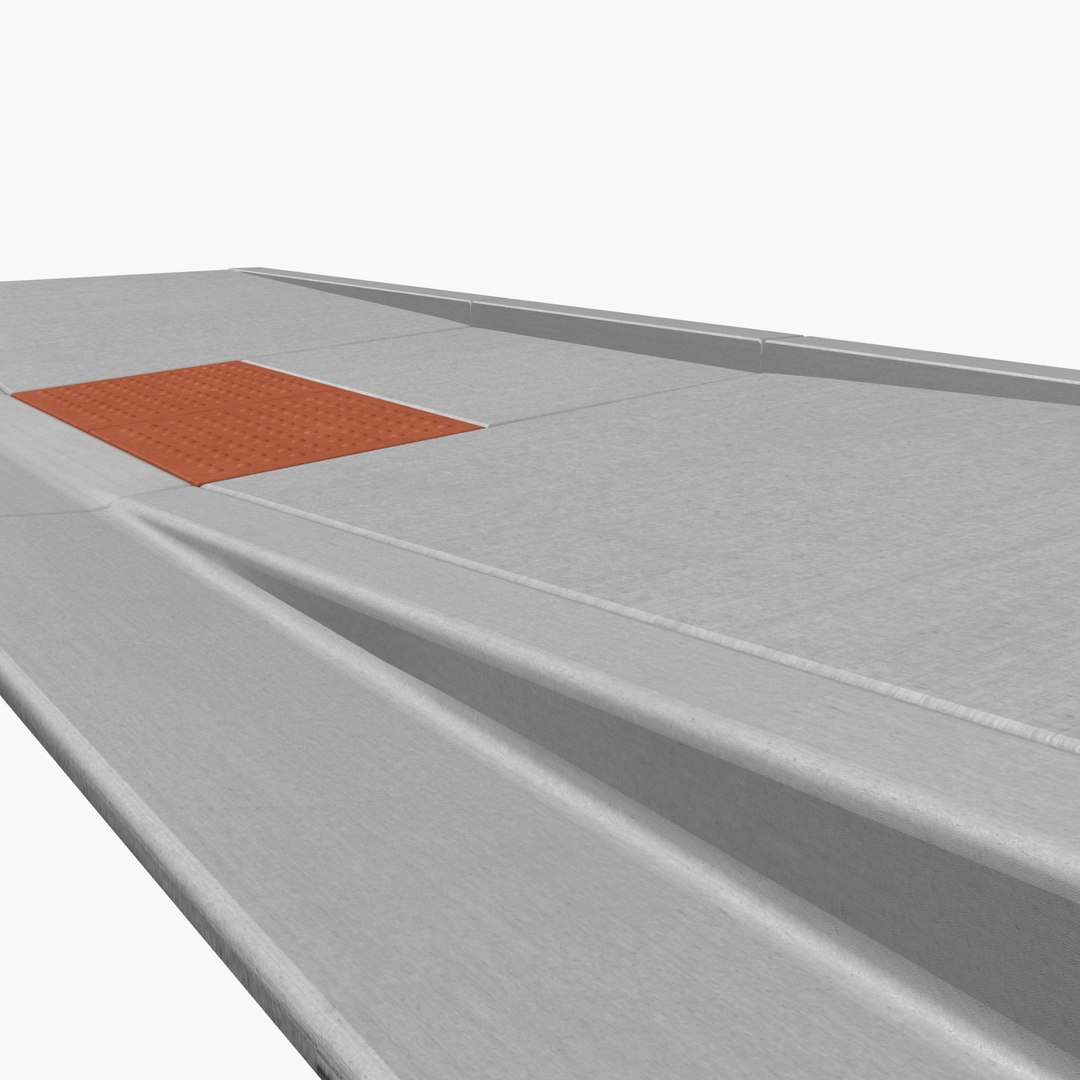 3d ramps sidewalk gutter