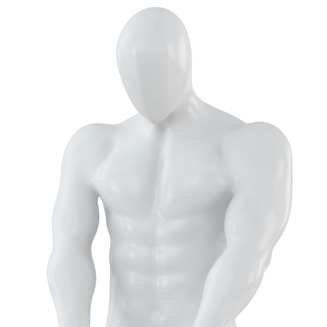 Male mannequin stands pose 3D model - TurboSquid 1704179