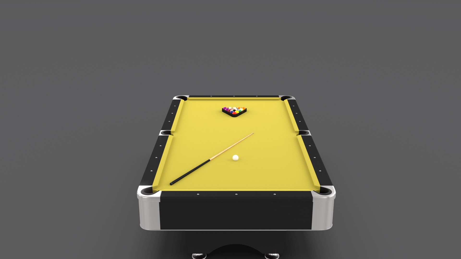 3D 8 ball pool table model - TurboSquid 1237508