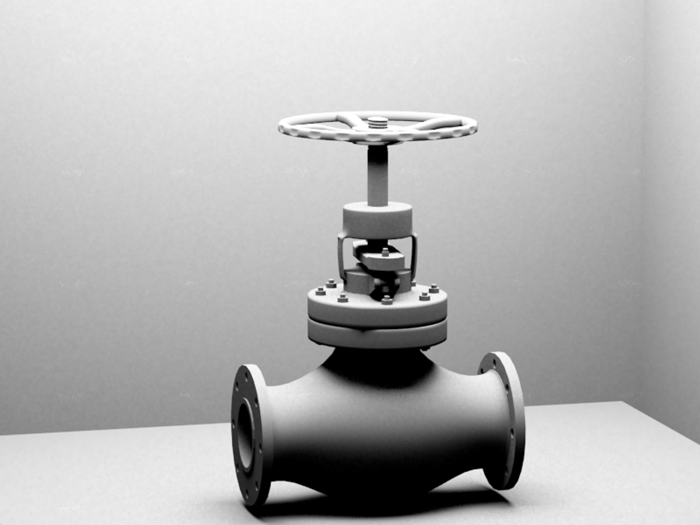 3d valve model