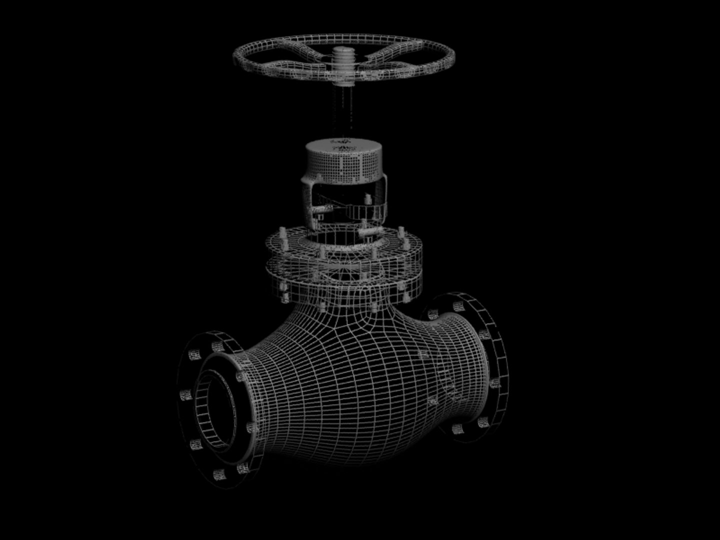 3d valve model