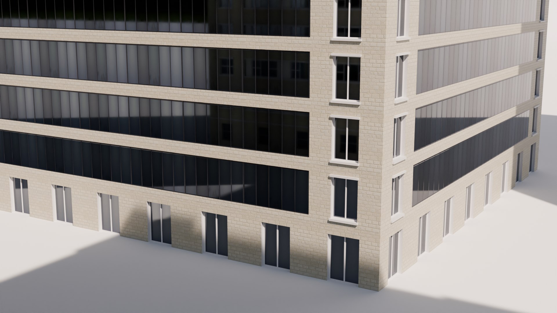 Mid-Rise Buildings 3D Model - TurboSquid 2224517