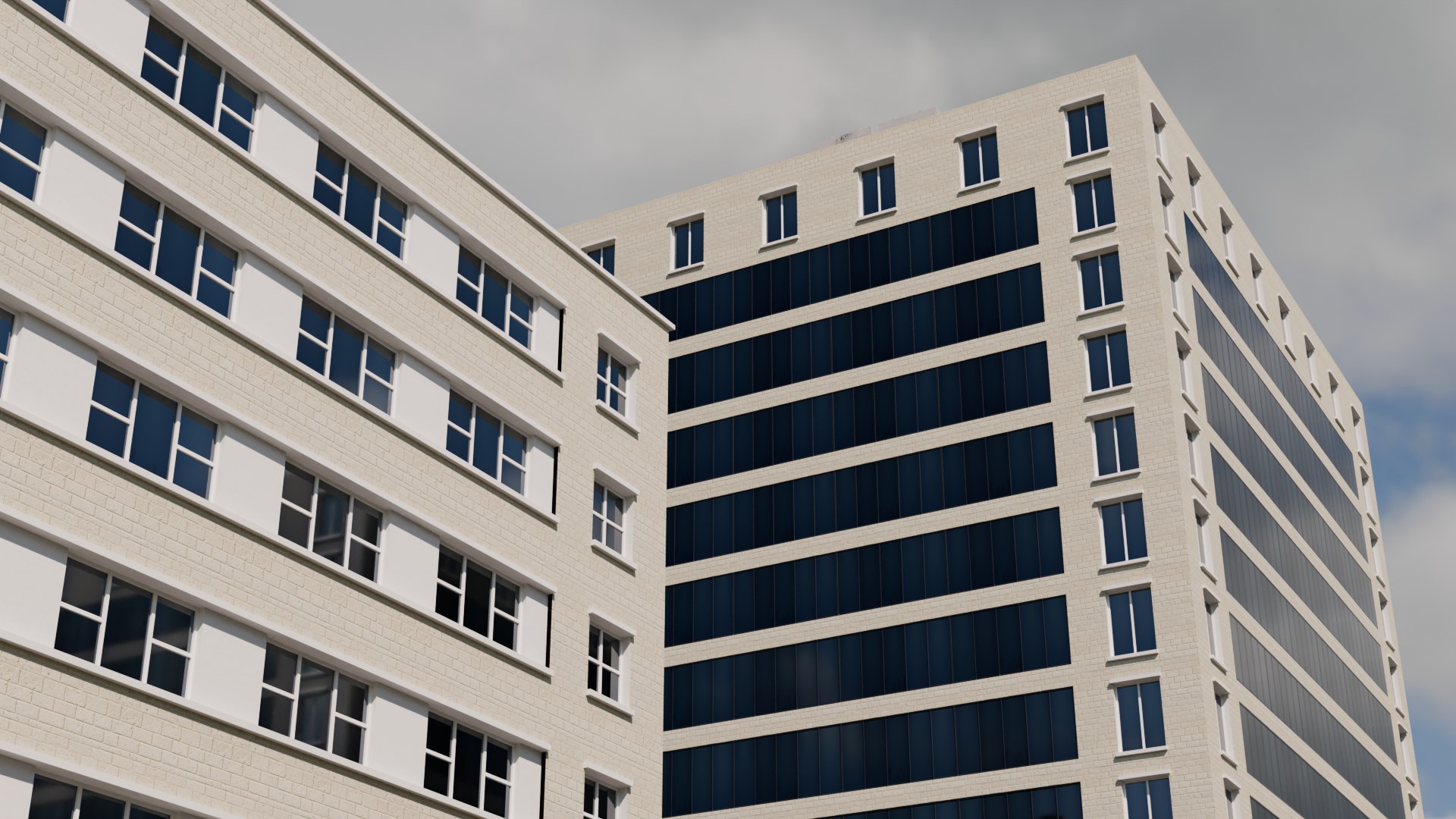 Mid-Rise Buildings 3D Model - TurboSquid 2224517