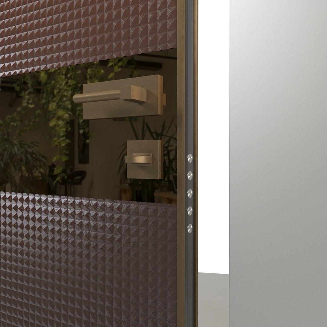 3D Academy Modern Elise Concealed Hinge Door Set - TurboSquid 2149474