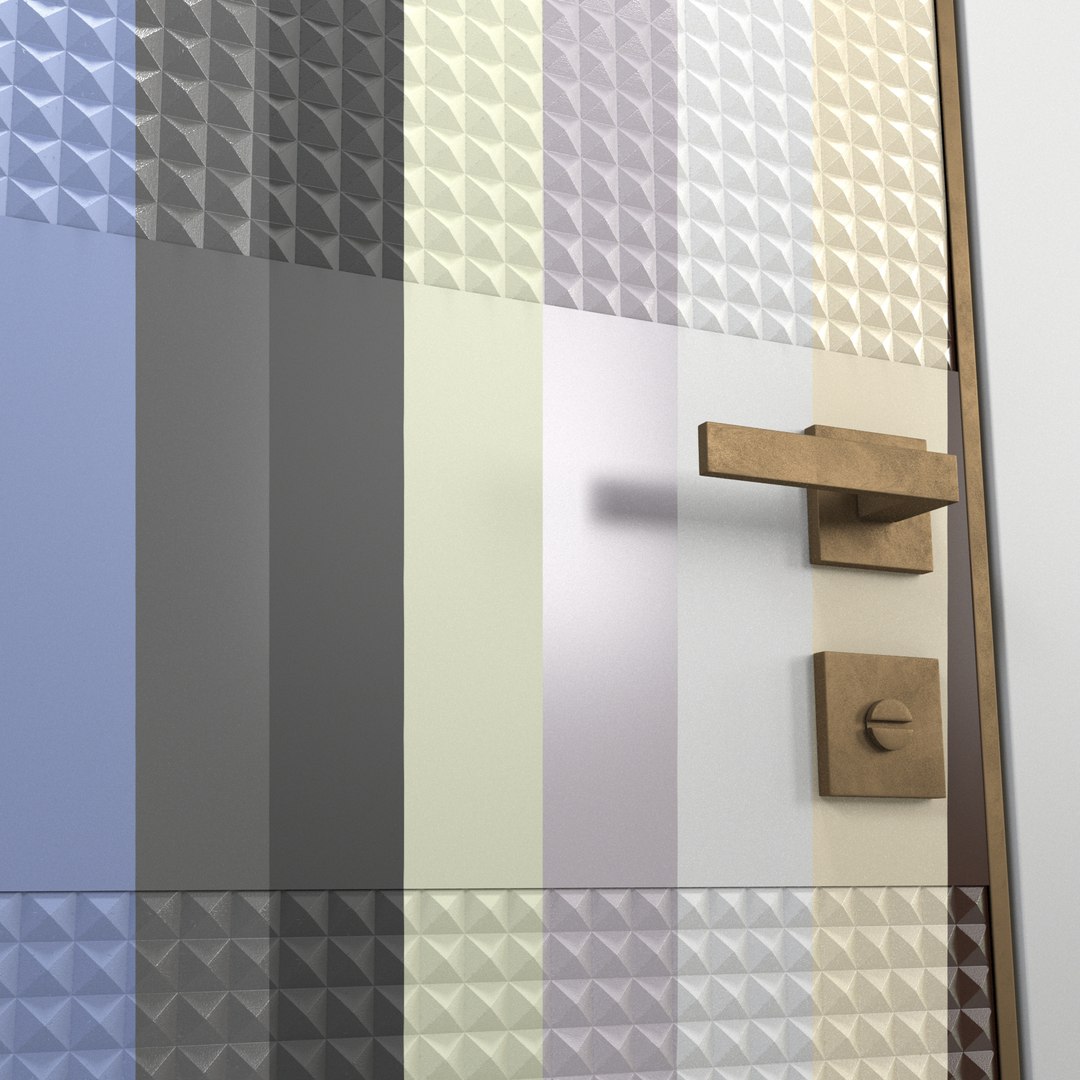 3D Academy Modern Elise Concealed Hinge Door Set - TurboSquid 2149474