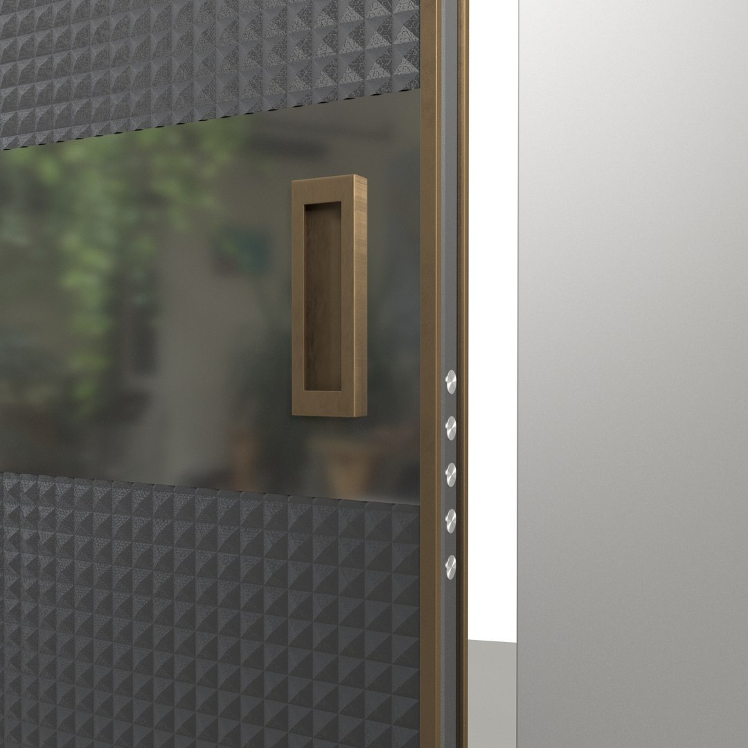 3D Academy Modern Elise Concealed Hinge Door Set - TurboSquid 2149474