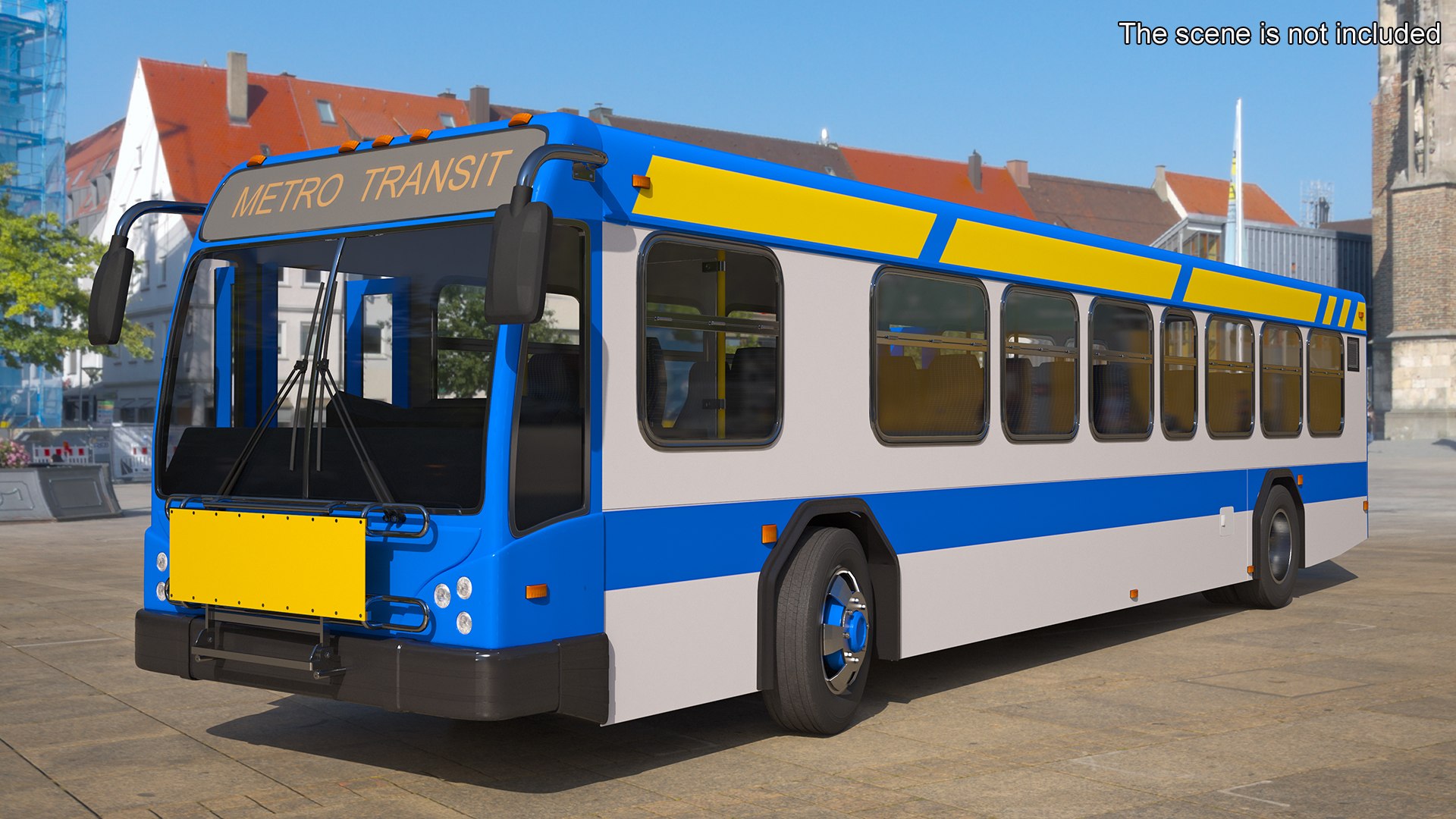 Metro Transit Bus Rigged 3D Model - TurboSquid 2180387