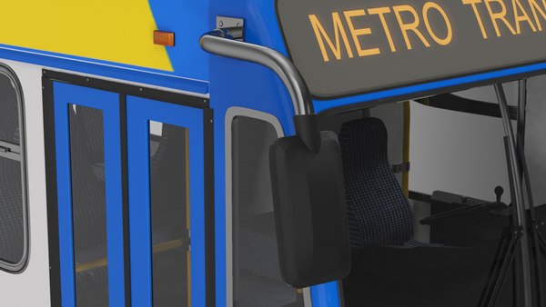 modelo 3d Autobús de Metro Transit aparejado - TurboSquid 2180387