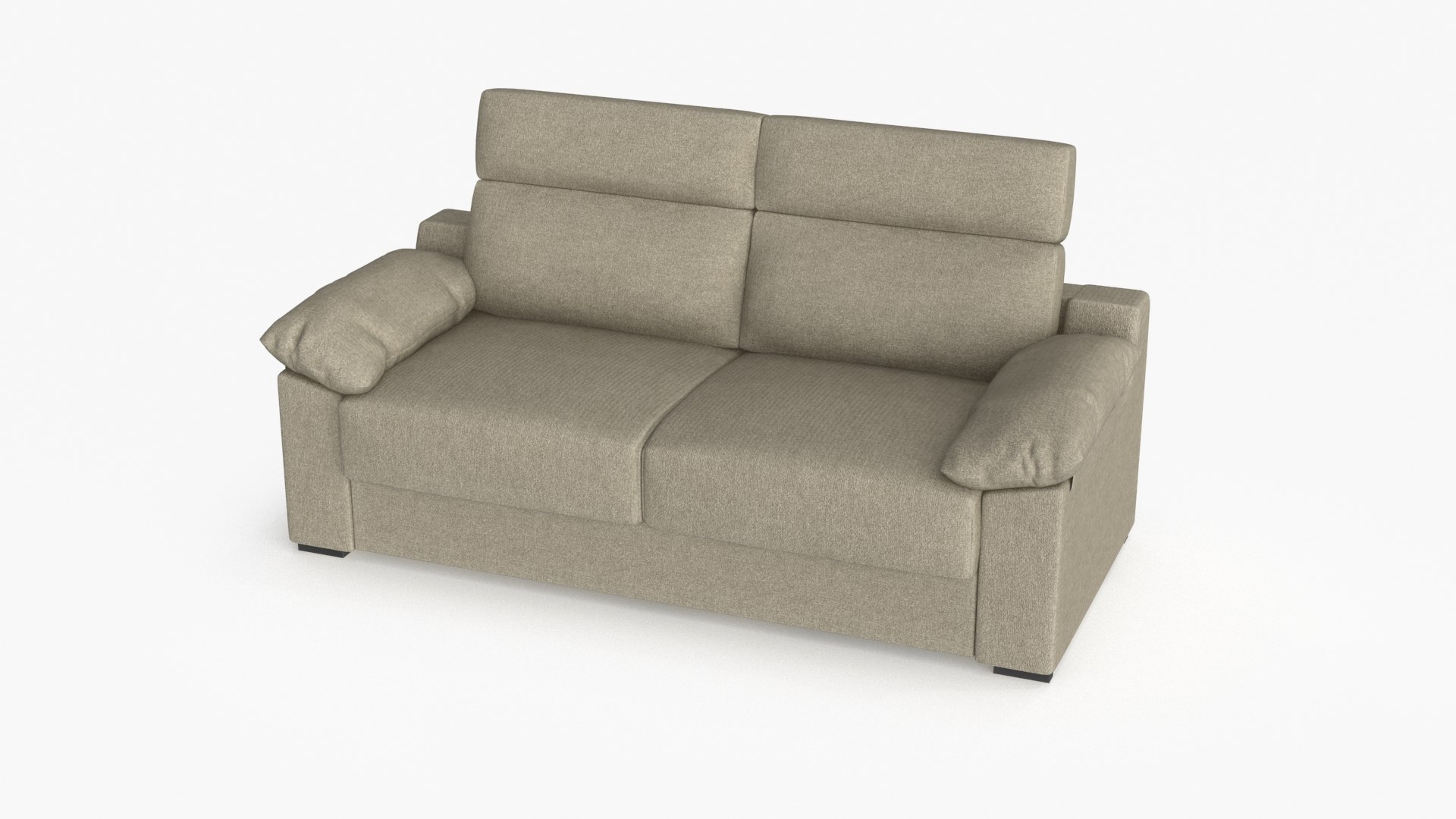 Soft Sofa 2 Color 3D Model - TurboSquid 2217469