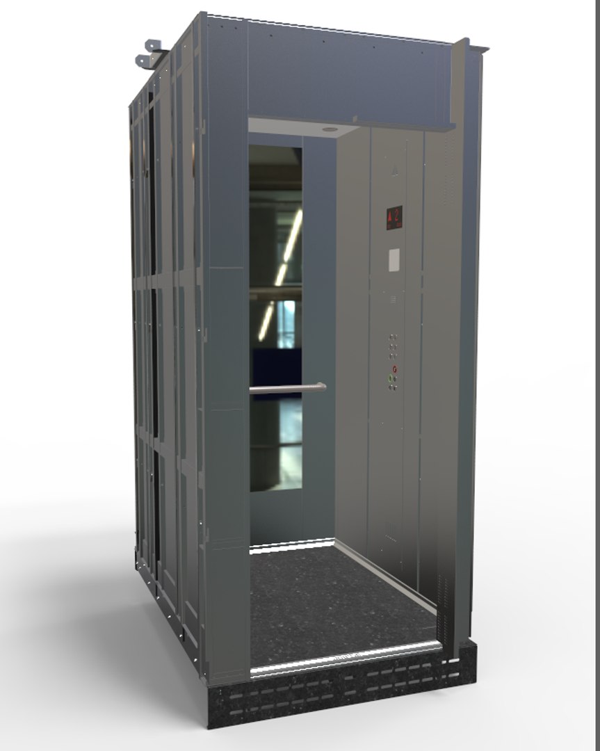 3D Elevator Interior - TurboSquid 1349972