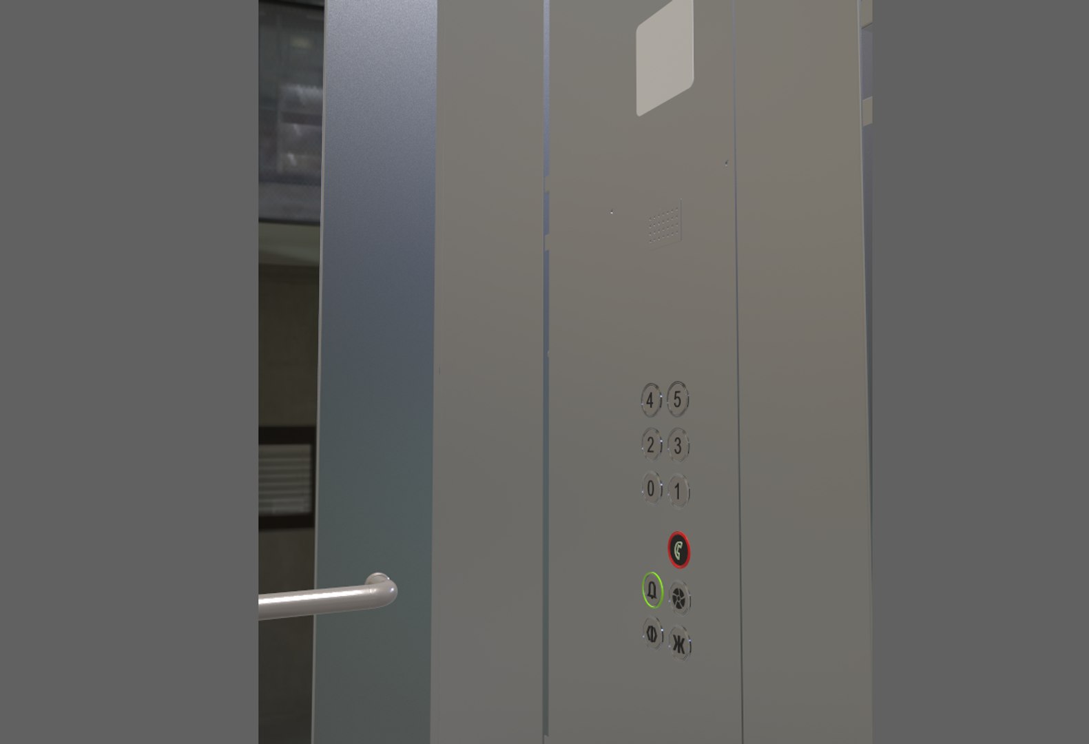 3D Elevator Interior - TurboSquid 1349972