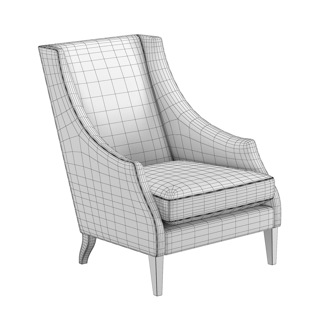 3D Angel Wing Chair Model - TurboSquid 2188450
