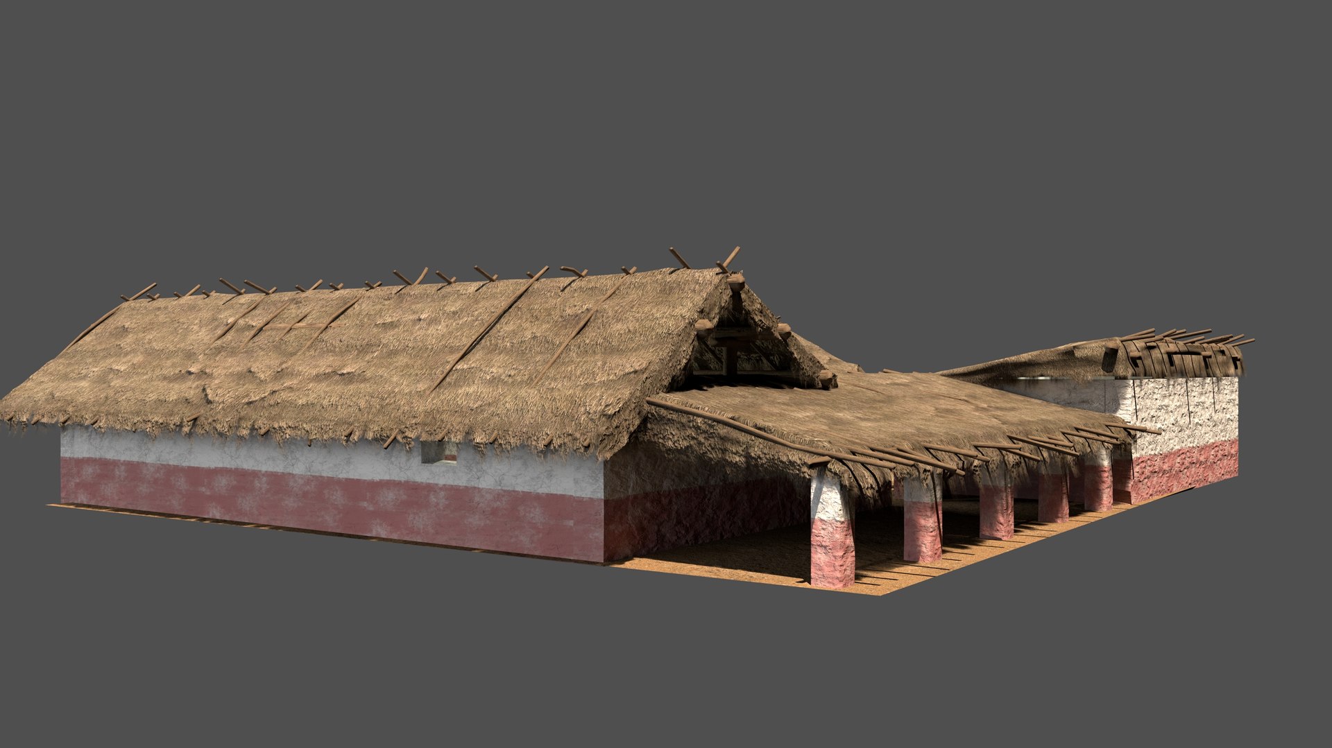 Village Medieval House Hut Model - TurboSquid 1592048