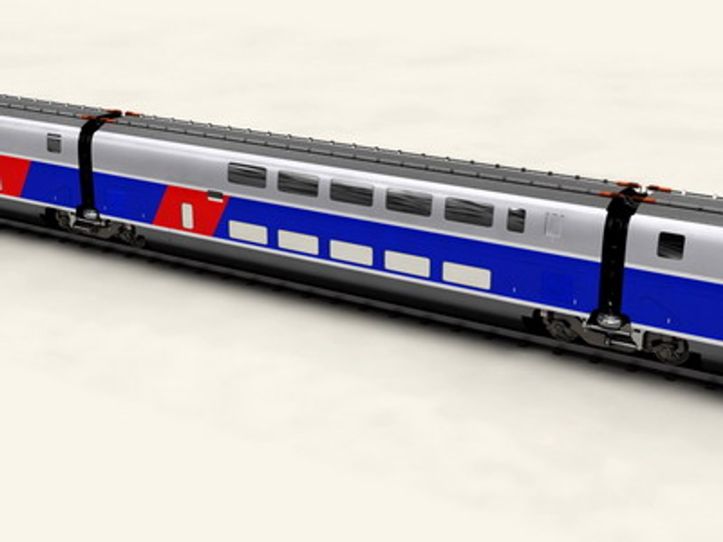 Tgv Duplex 3d Model
