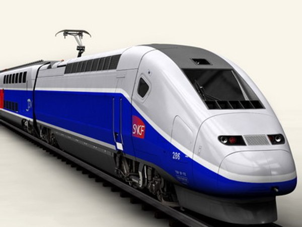 3d generic speed train model