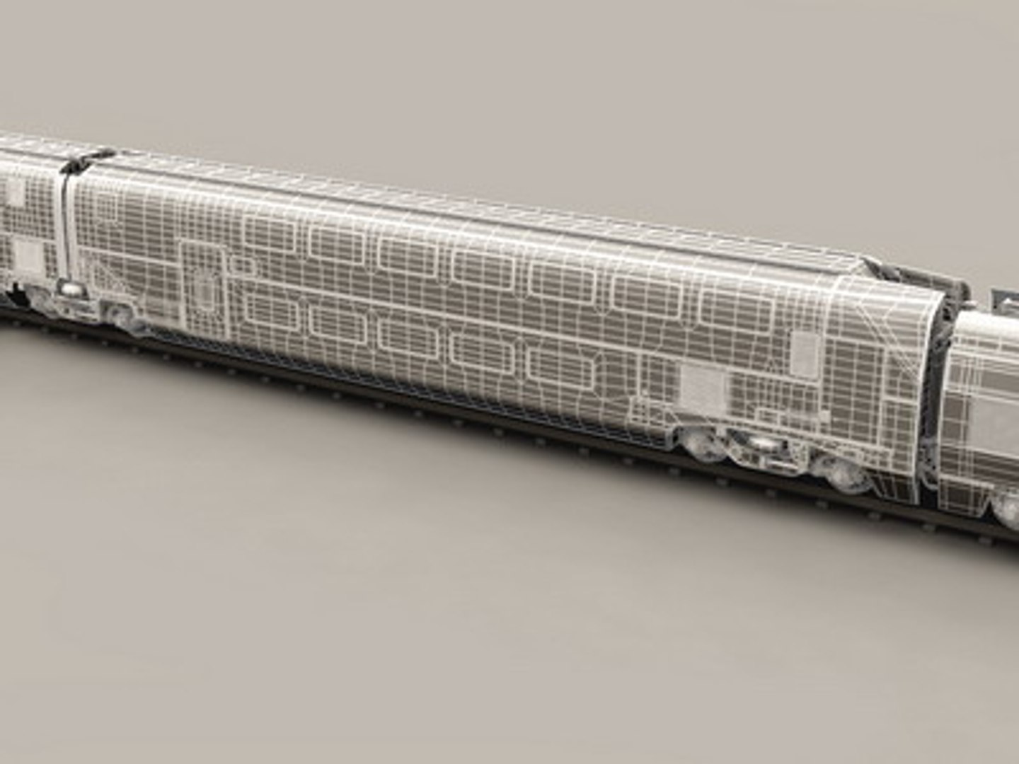 tgv duplex 3d model