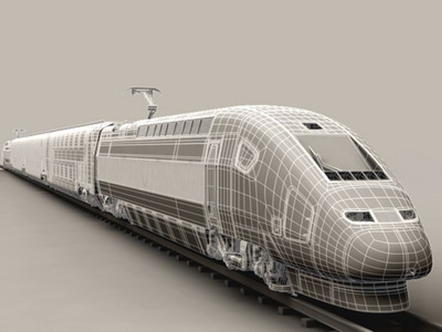 tgv duplex 3d model