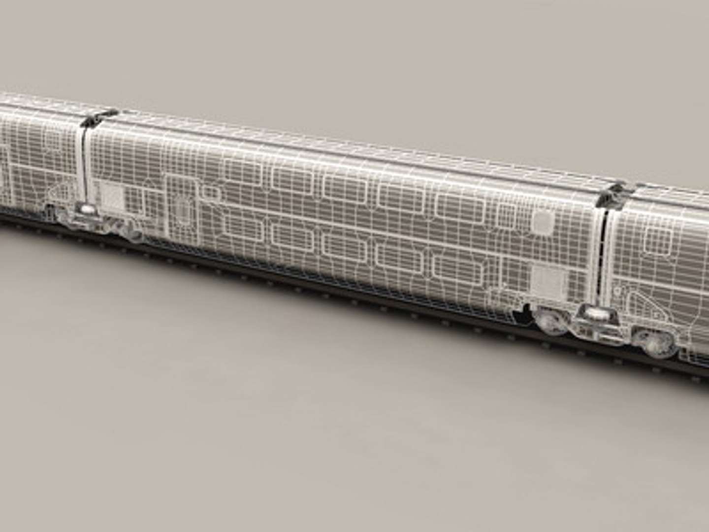 tgv duplex 3d model