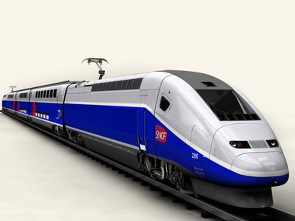 tgv duplex 3d model