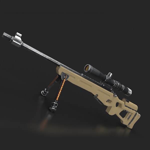 Gun sv 98 3D - TurboSquid 1360366