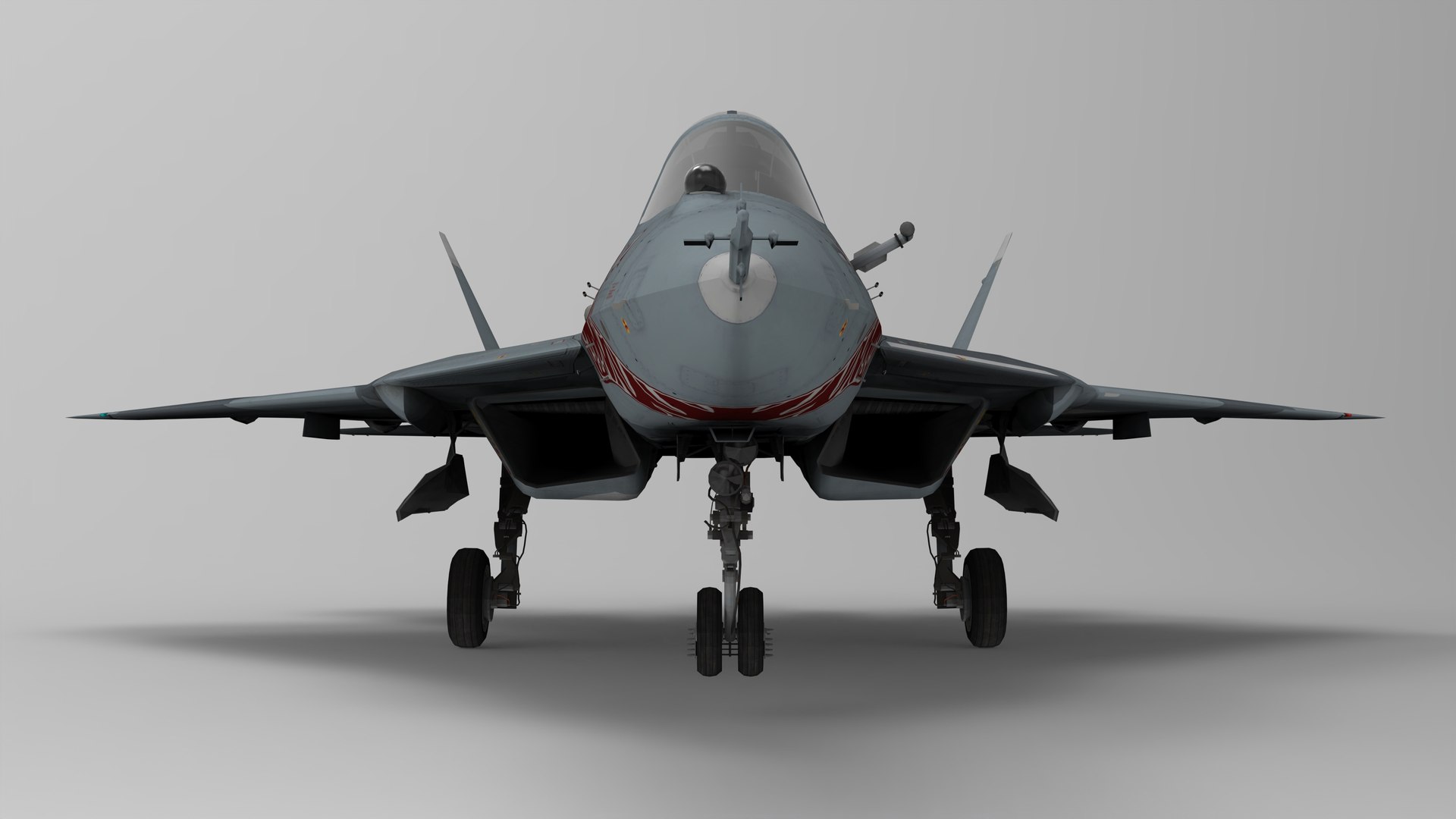 3D Sukhoi Su-57 Felon With Cockpit - TurboSquid 2109867