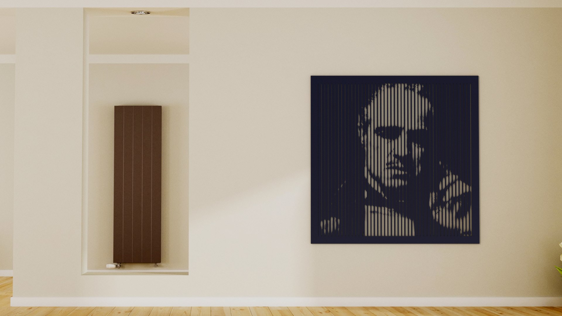 3D Halftone Wall Sticker 04 - TurboSquid 2427615