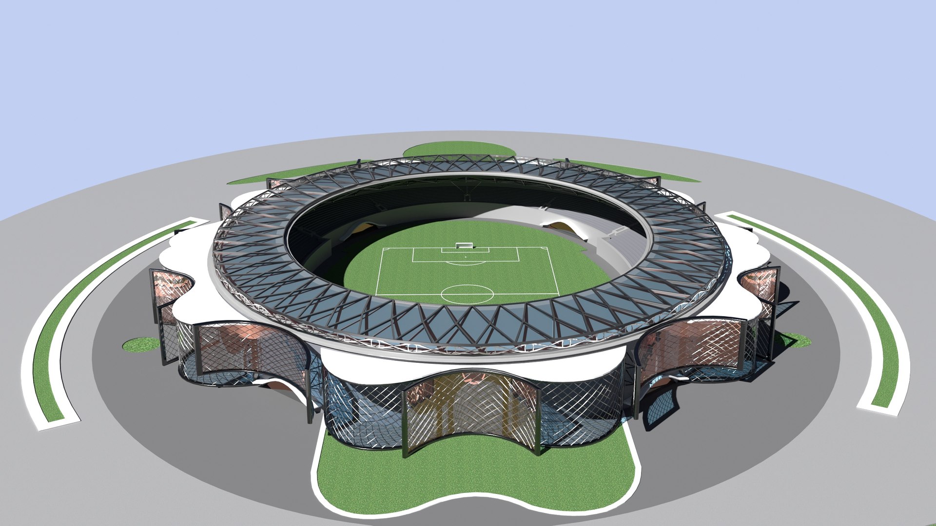 ARMOR STADIUM 3D - TurboSquid 2079609