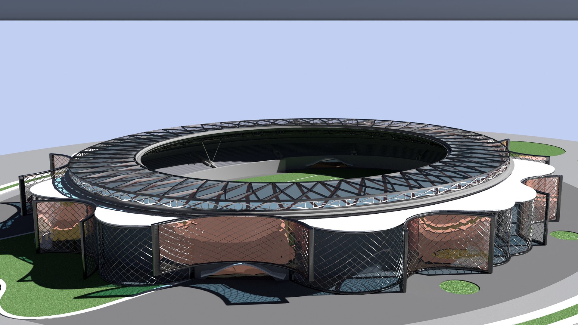 ARMOR STADIUM 3D - TurboSquid 2079609