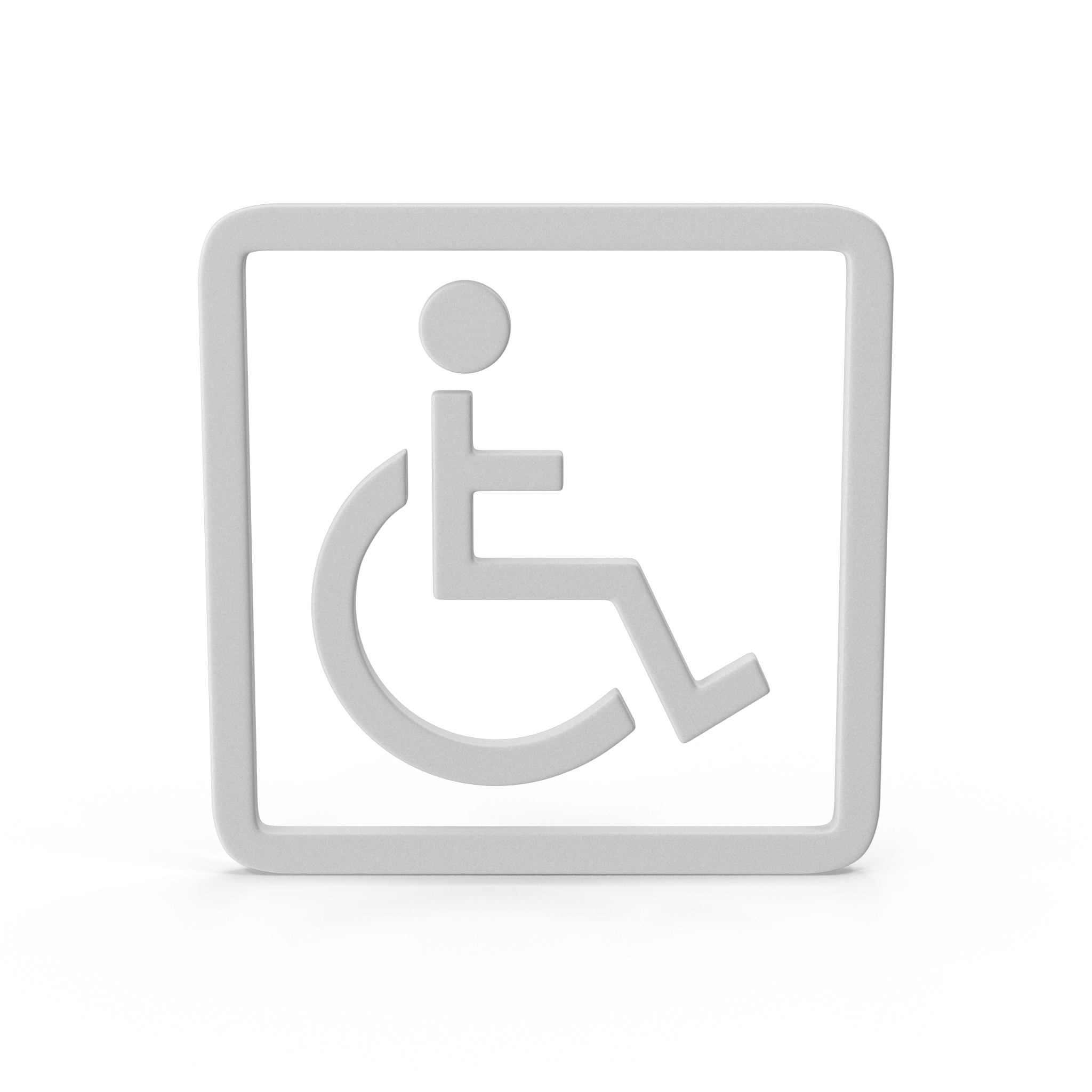 3D Disabled Symbol model - TurboSquid 2011995