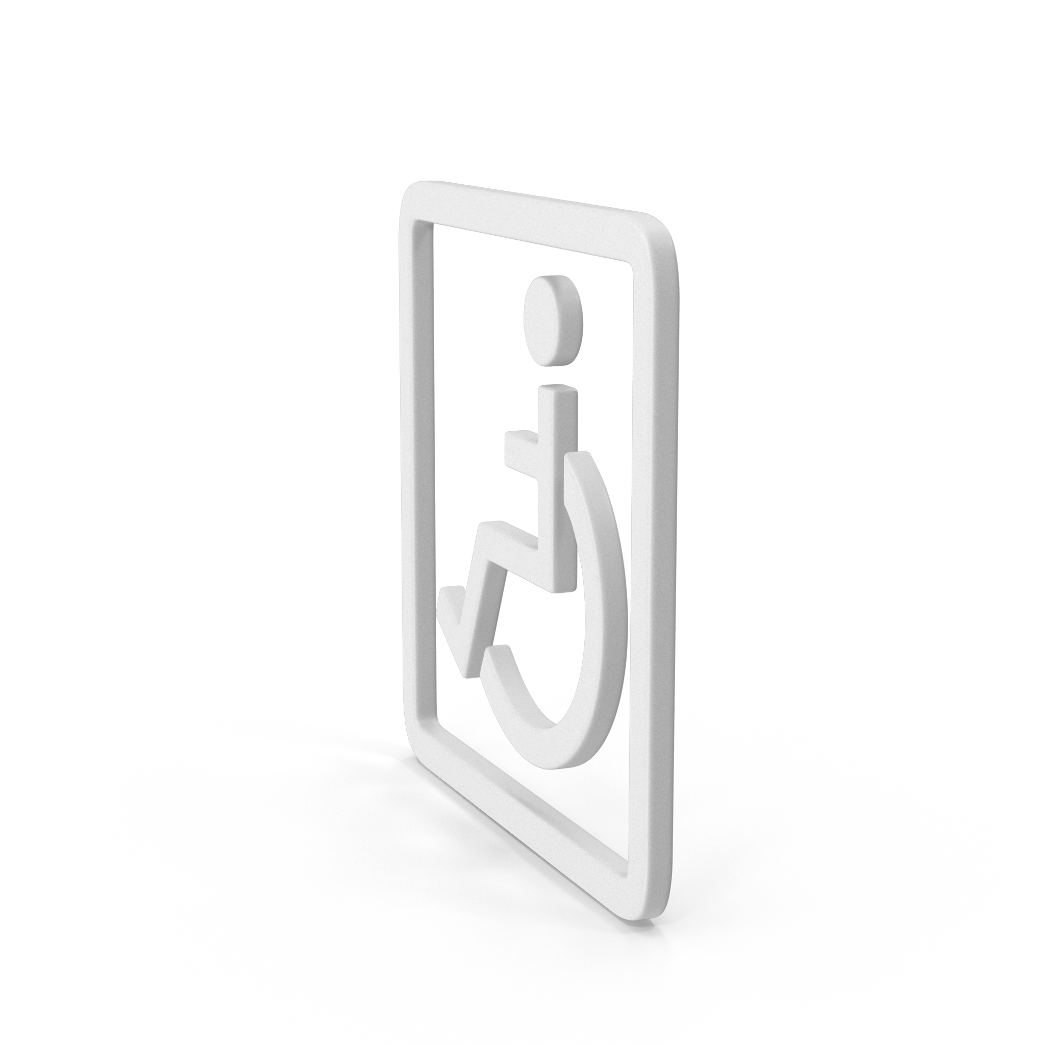 3D Disabled Symbol model - TurboSquid 2011995