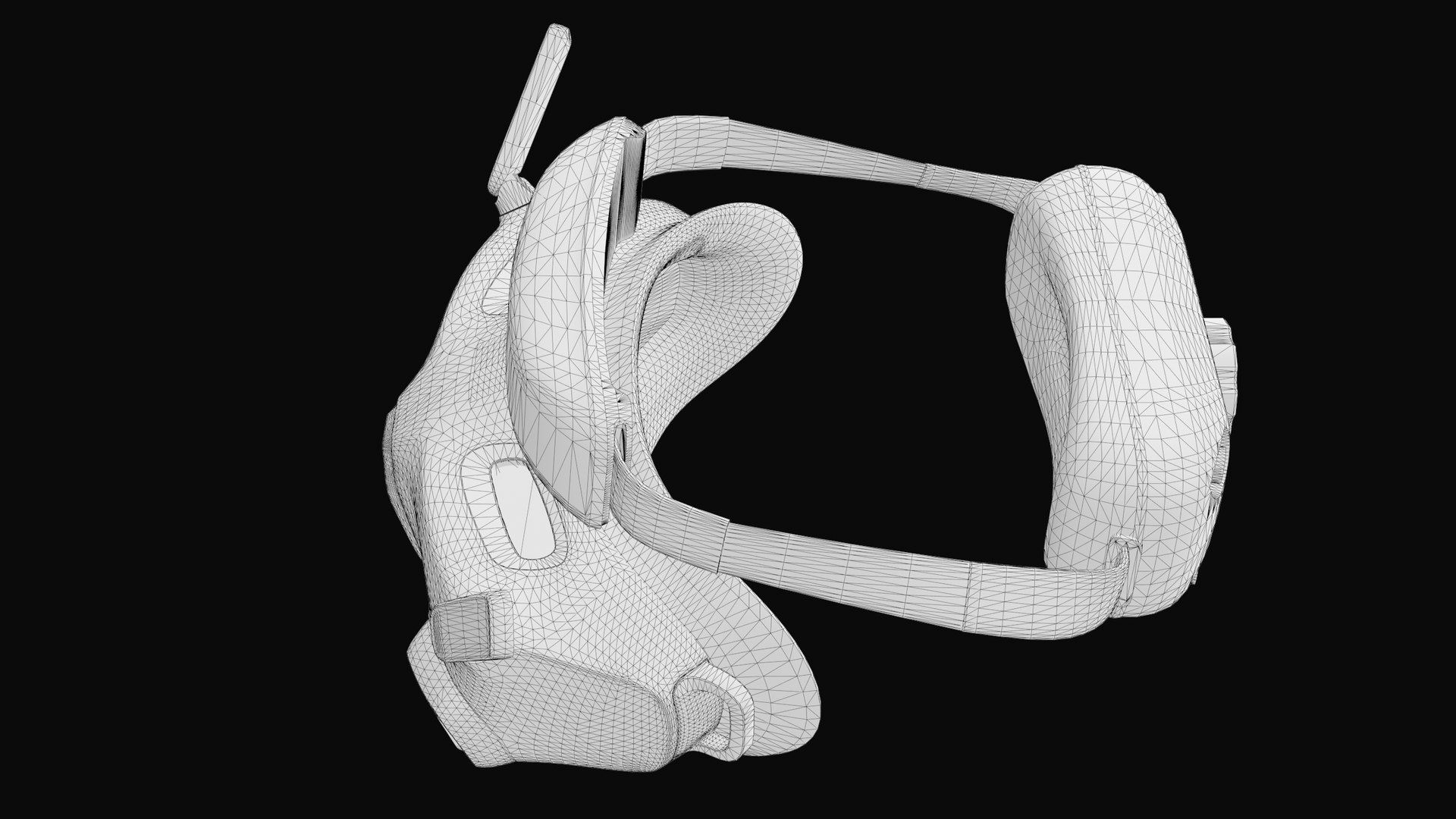 DJI Goggles 3 3D Model - TurboSquid 2230360
