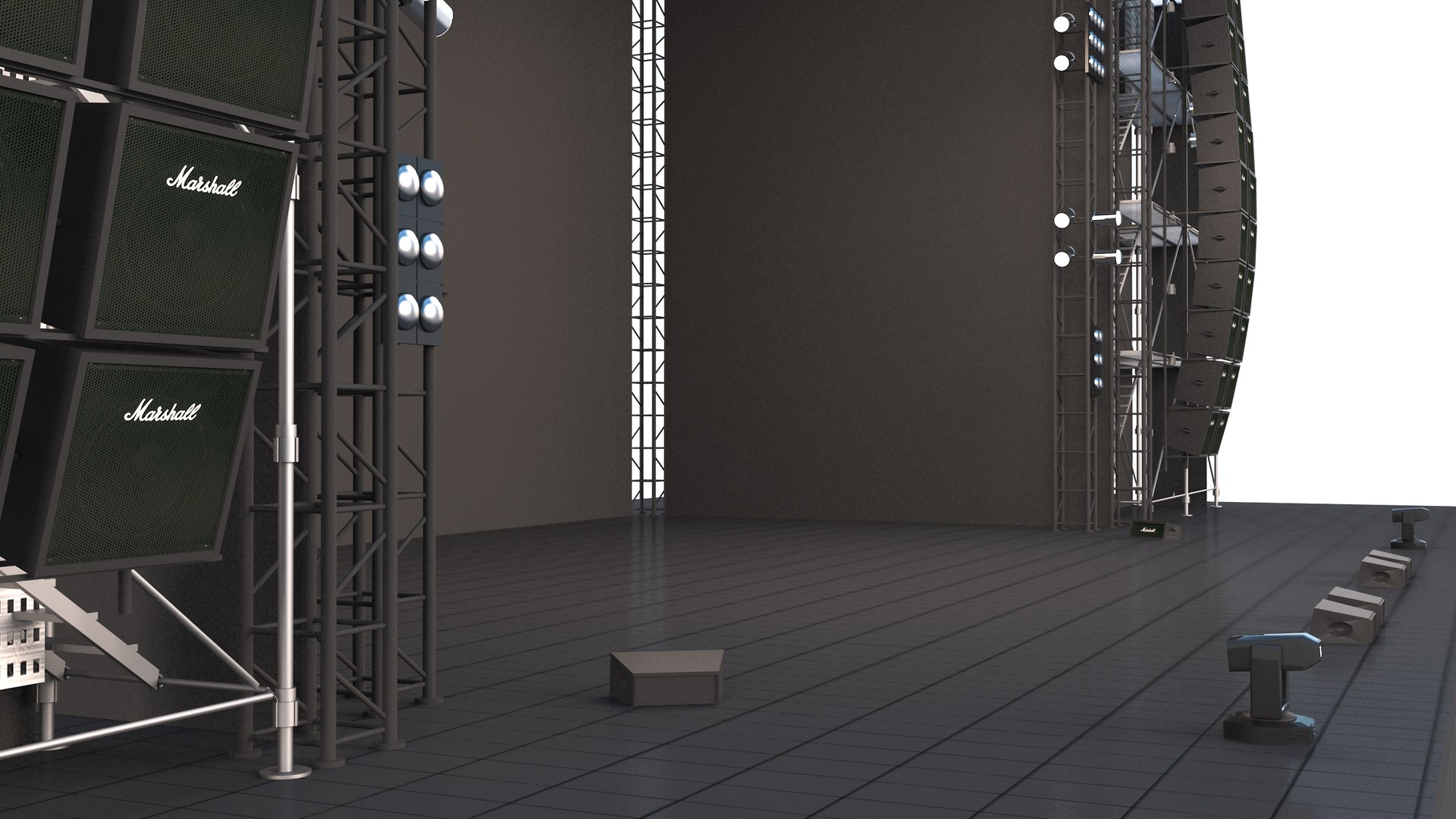 3D Music Stage And DJ Set - TurboSquid 1892423