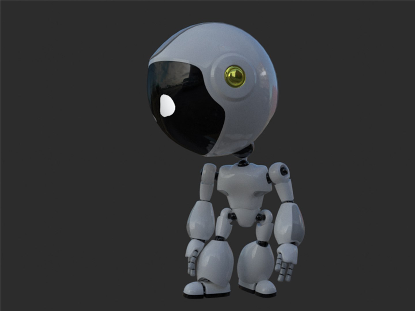 Robot Rigged Biped 3D Model - TurboSquid 1479676