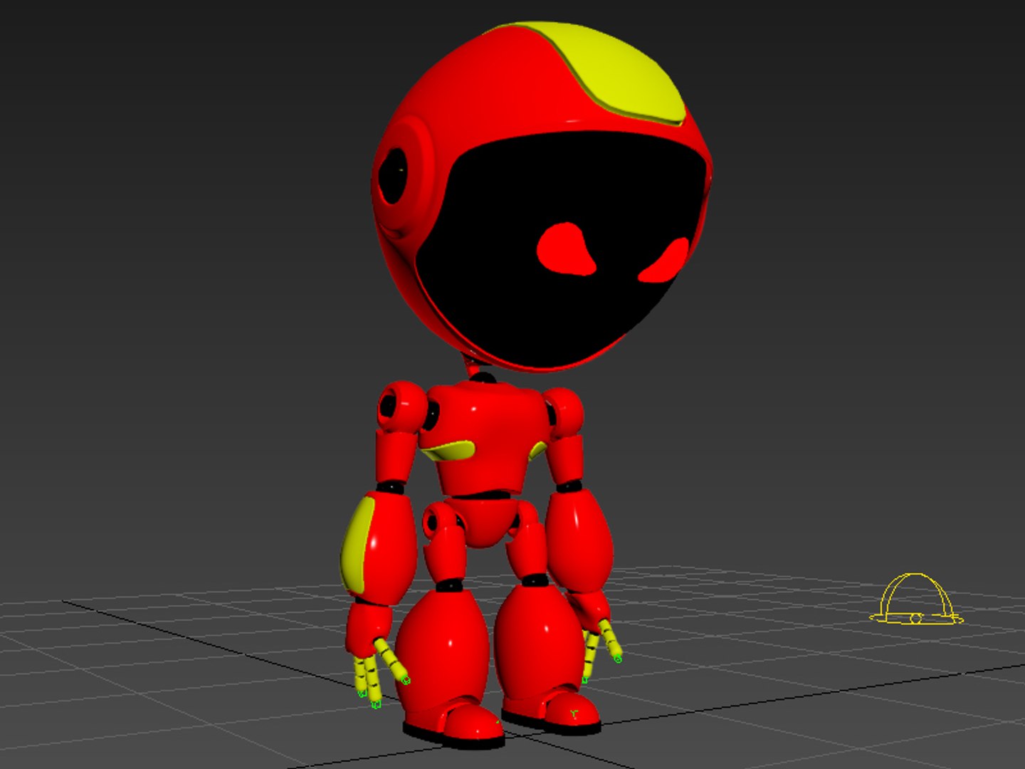 Robot Rigged Biped 3D Model - TurboSquid 1479676