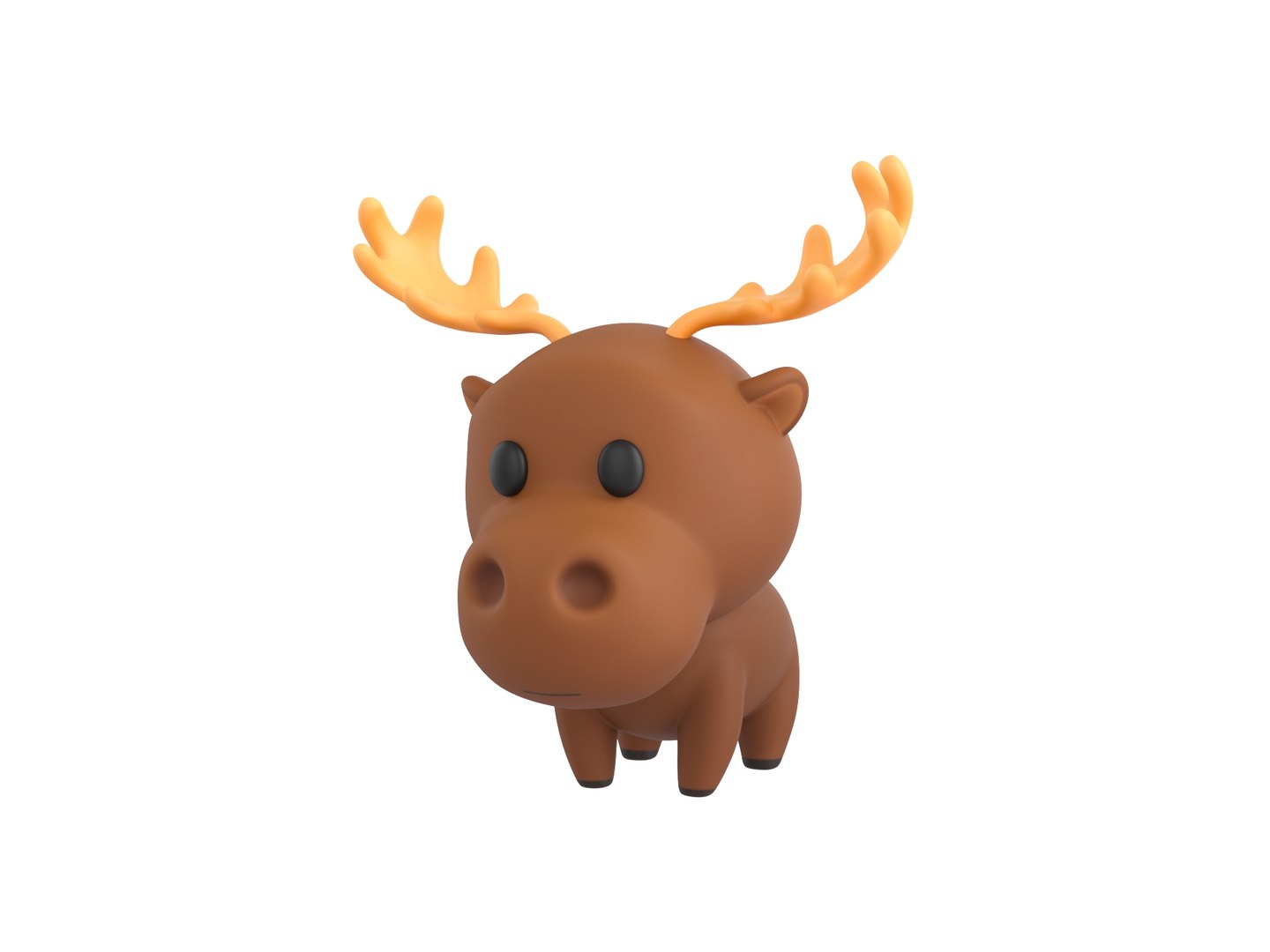 Moose Character 3D Model - TurboSquid 1653737