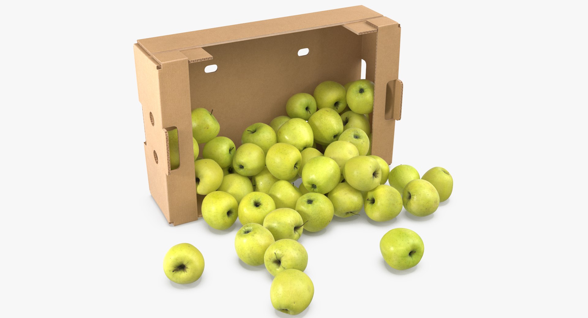 Cardboard Box 02 Golden Model - TurboSquid 1416597