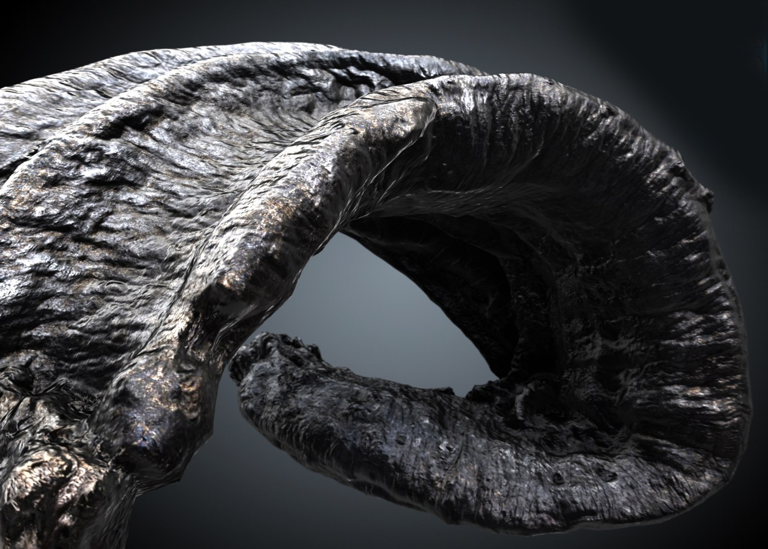 3d obj rocks hell 8k