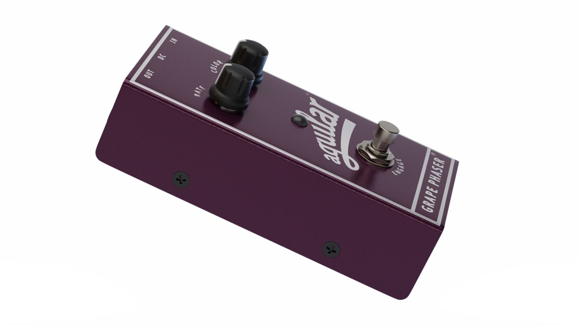 Aguilar Grape Phaser Bass Phase Pedal 3D Model - TurboSquid 1732790
