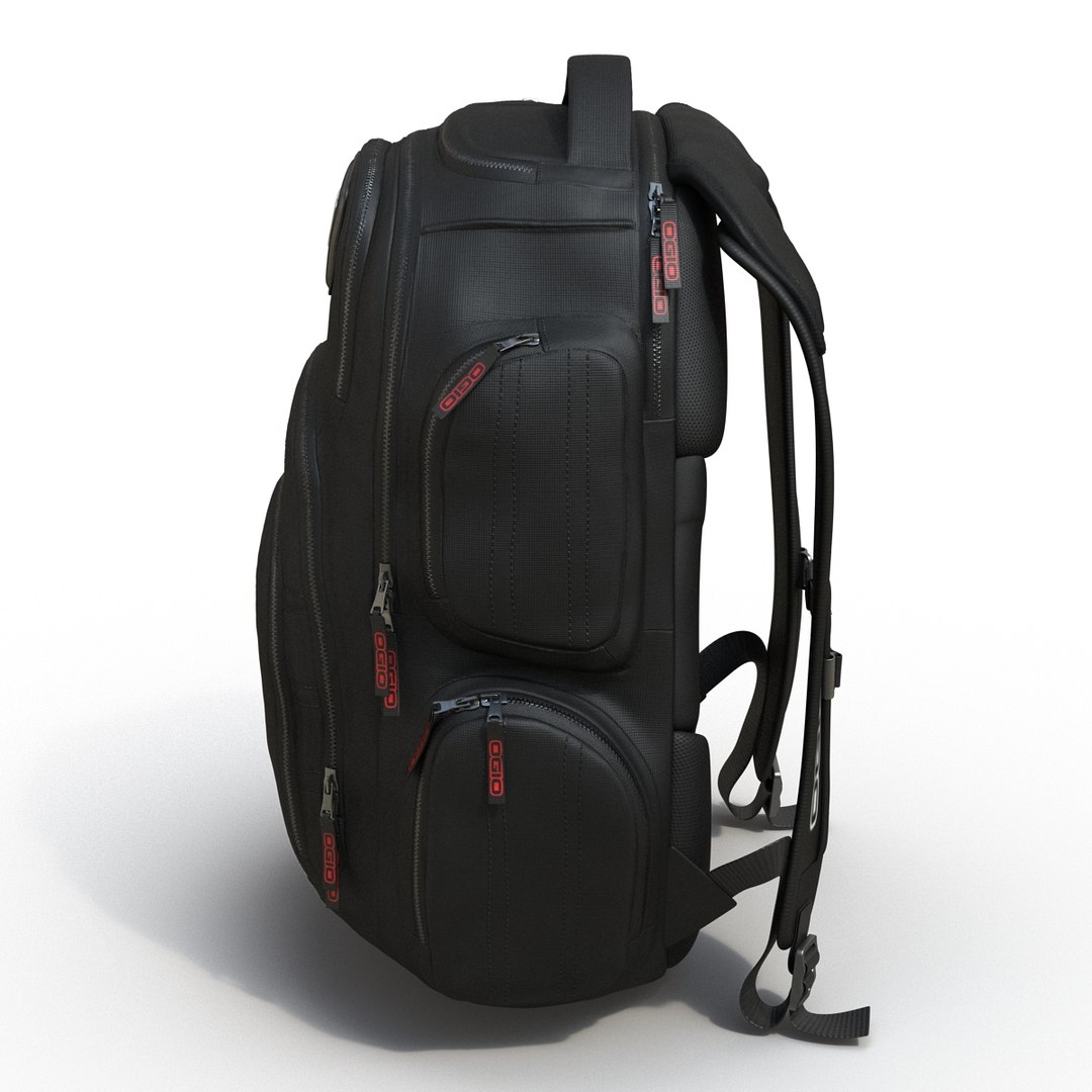 backpack 3 modeled 3d max